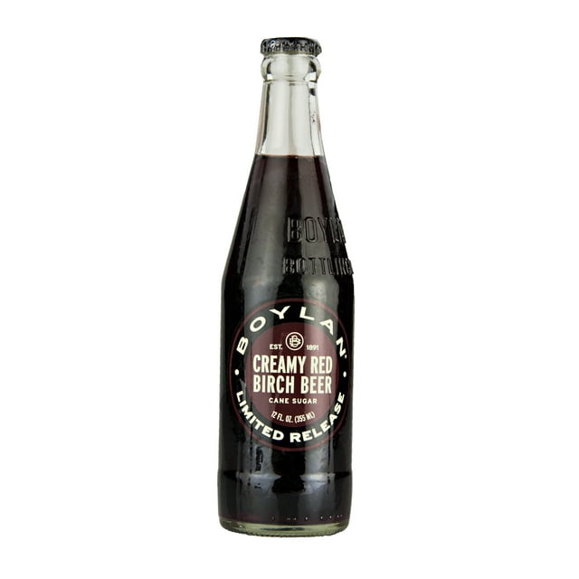 Boylan Cane Sugar Creamy Red Birch Beer, 24-Pack Case 12 fl. oz ...