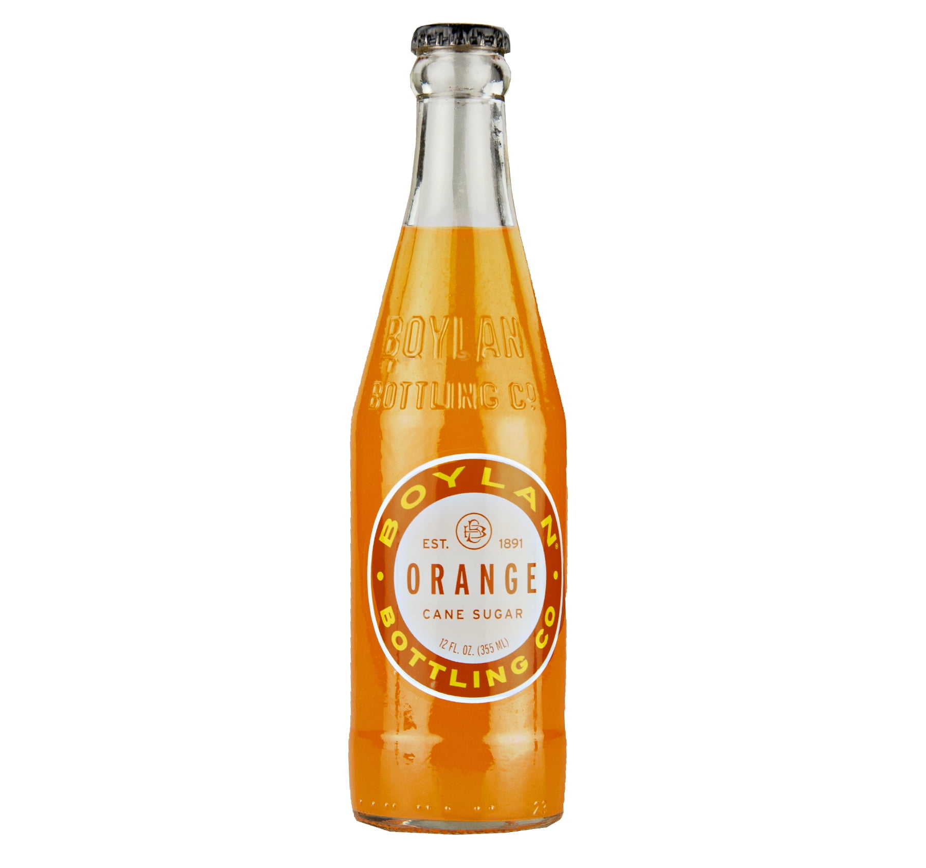 Boylan Cane Sugar Orange Soda, 24-Pack Case 12 fl. oz. Bottles ...
