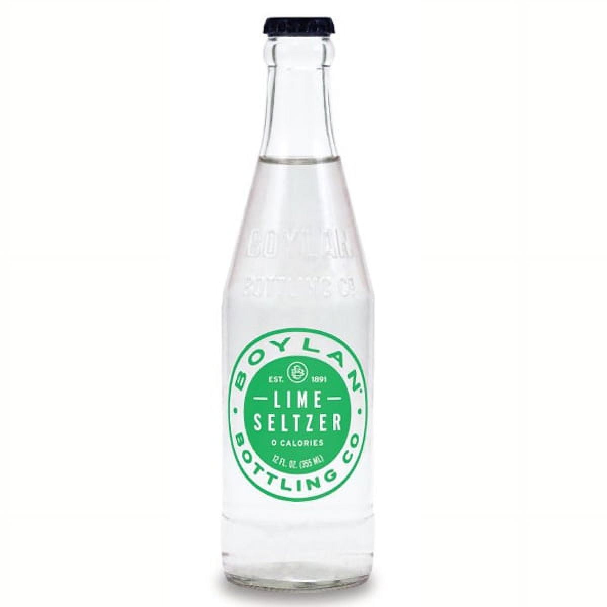 Boylan's Soda Lime Seltzer 12 oz Glass Bottles - Pack of 12 - Walmart.com