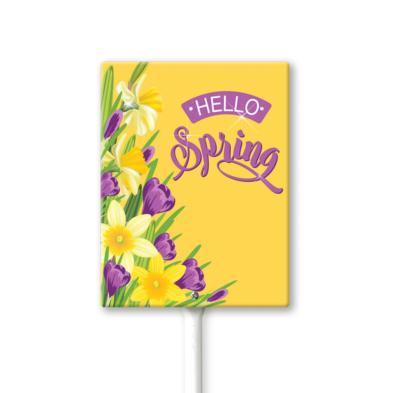 Boylee Hello Spring Yard Sign Happy Easter Yard Sign Outdoor Decoration ...