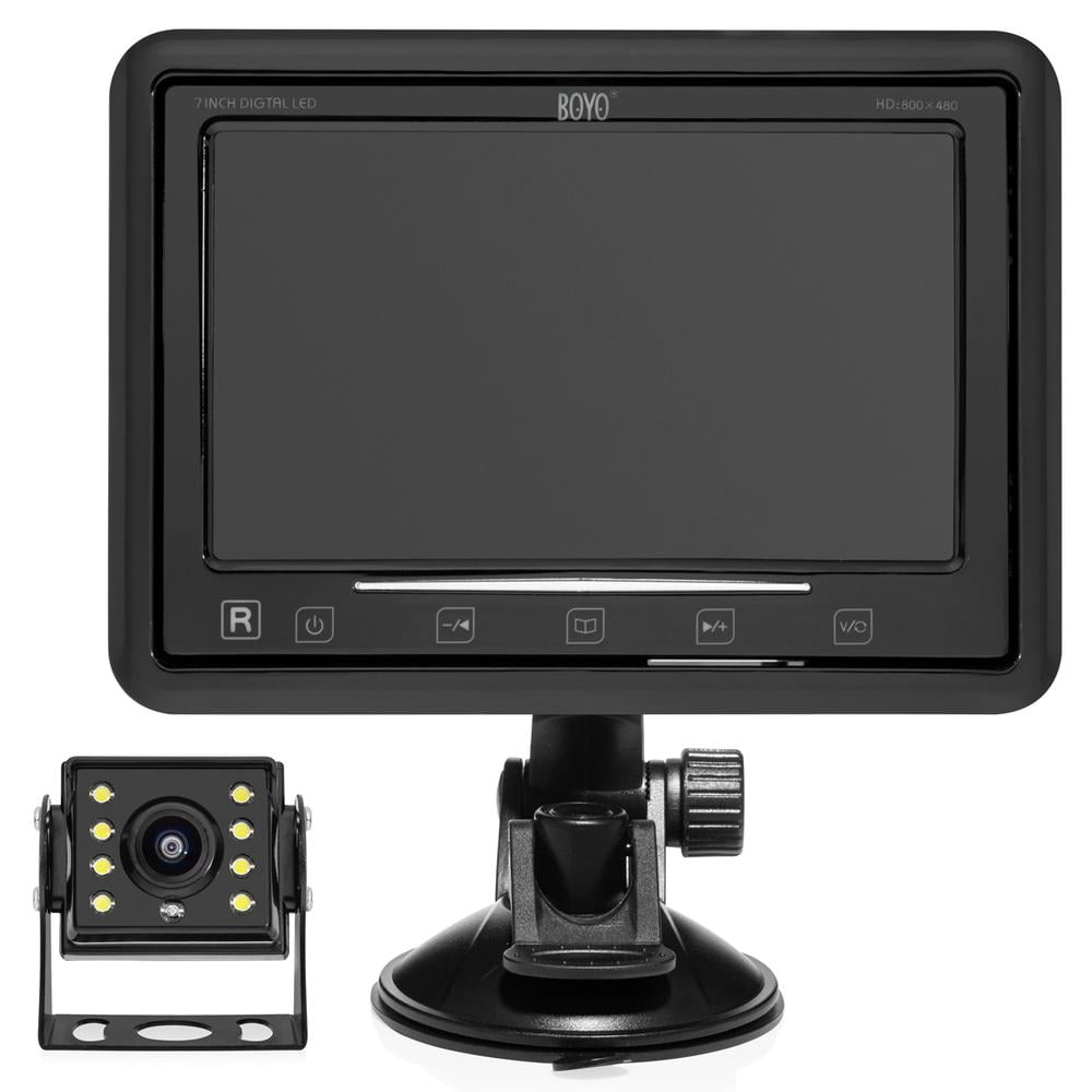 Boyo 7in LED AHD Display and Rear View Camera - Walmart.com