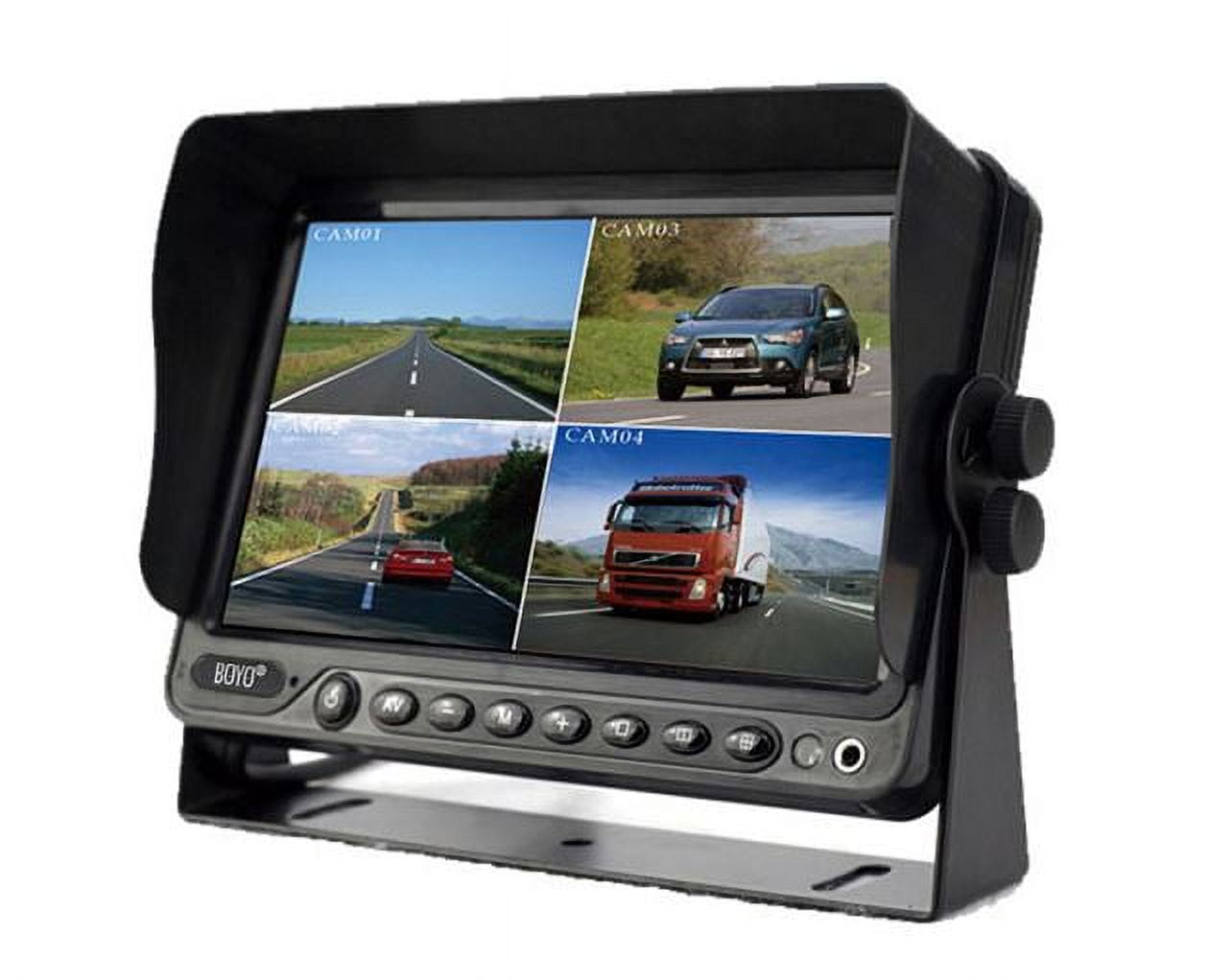 BOYO Vision VTM9003QFHD AHD/CVBS 4-Channel 1080p Full HD Quad-Display ...