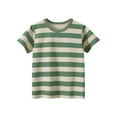 Boys 1 Short Sleeve Striped Crew Neck Tee T Shirts Without Tag ...