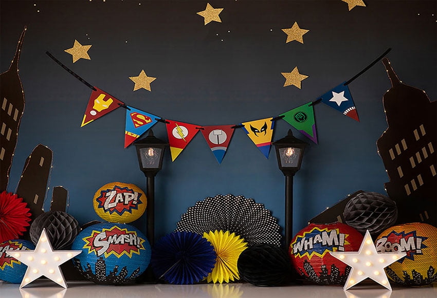 Boys 1st Birthday Party Cake Smash Balloons Kids Portrait ration Photo ...