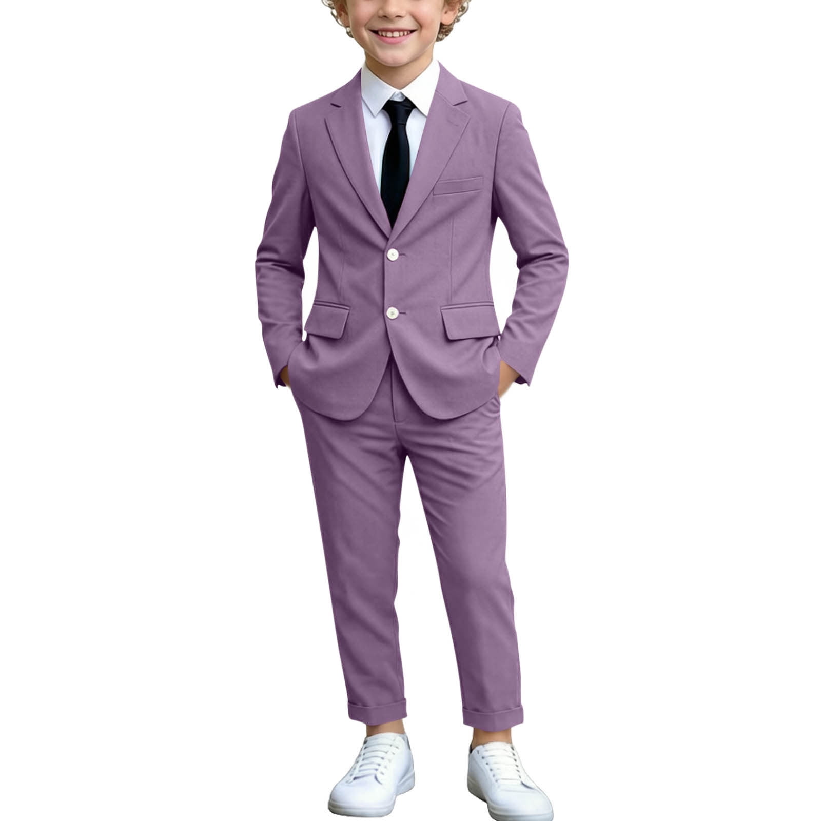 Boys' 2-Piece Solid Blazer & Pants Suit, great for graduation ...