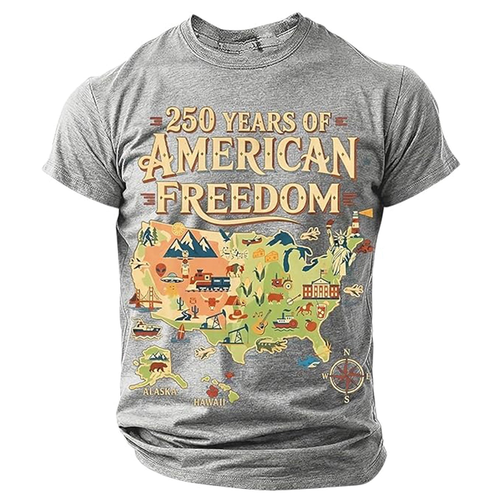 Boys 250 Anniversary USA Shirt Shirt Vintage US Map Patriotic Short ...
