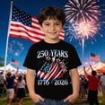 Boys 250th Anniversary T-Shirt with Jet Fighter & Flag Print ...