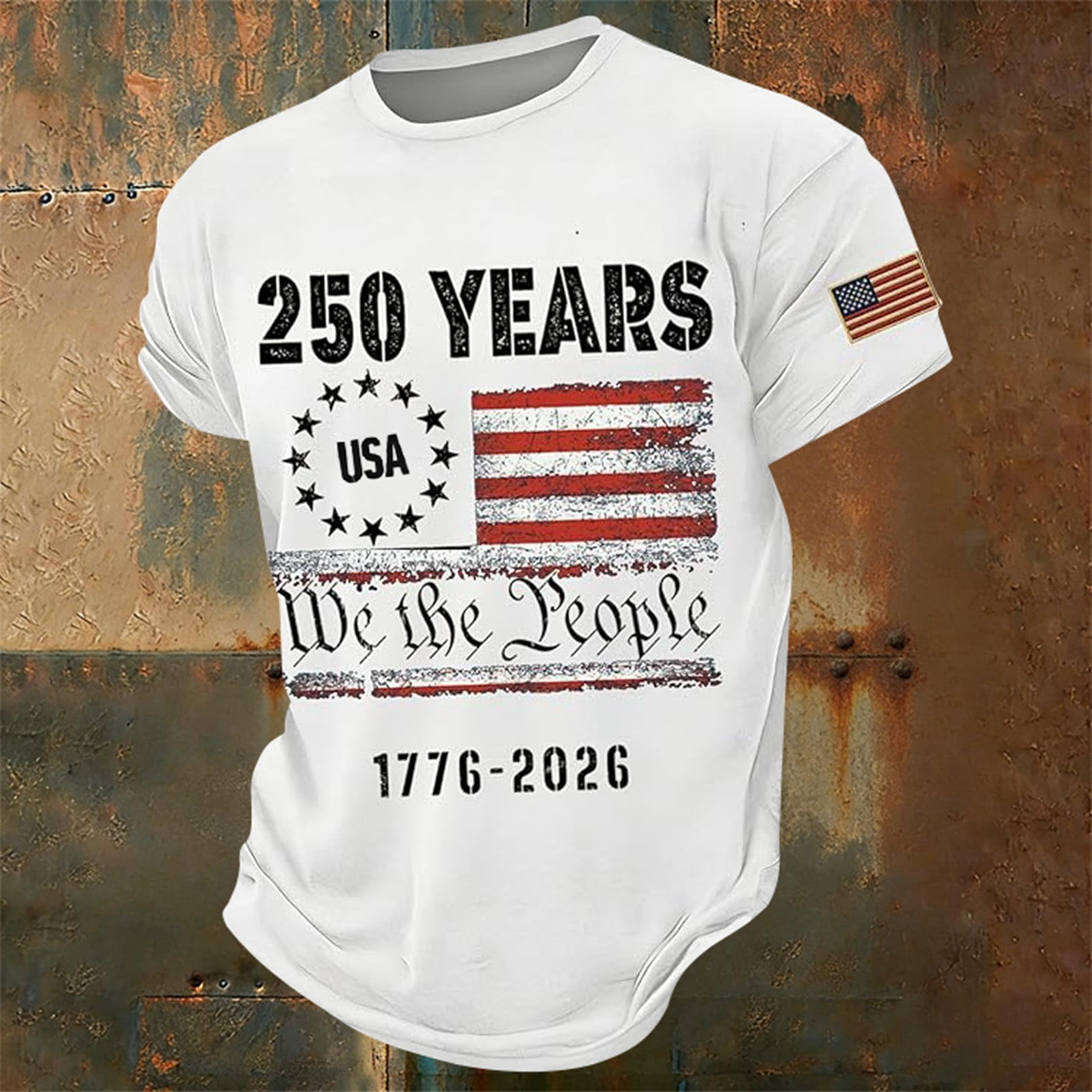 Boys 250th Independence Day Graphic Tees Patriotic Printed Casual ...