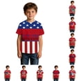Boys 250th anniversary usa shirt Boys Short Sleeve Top For Everyday ...