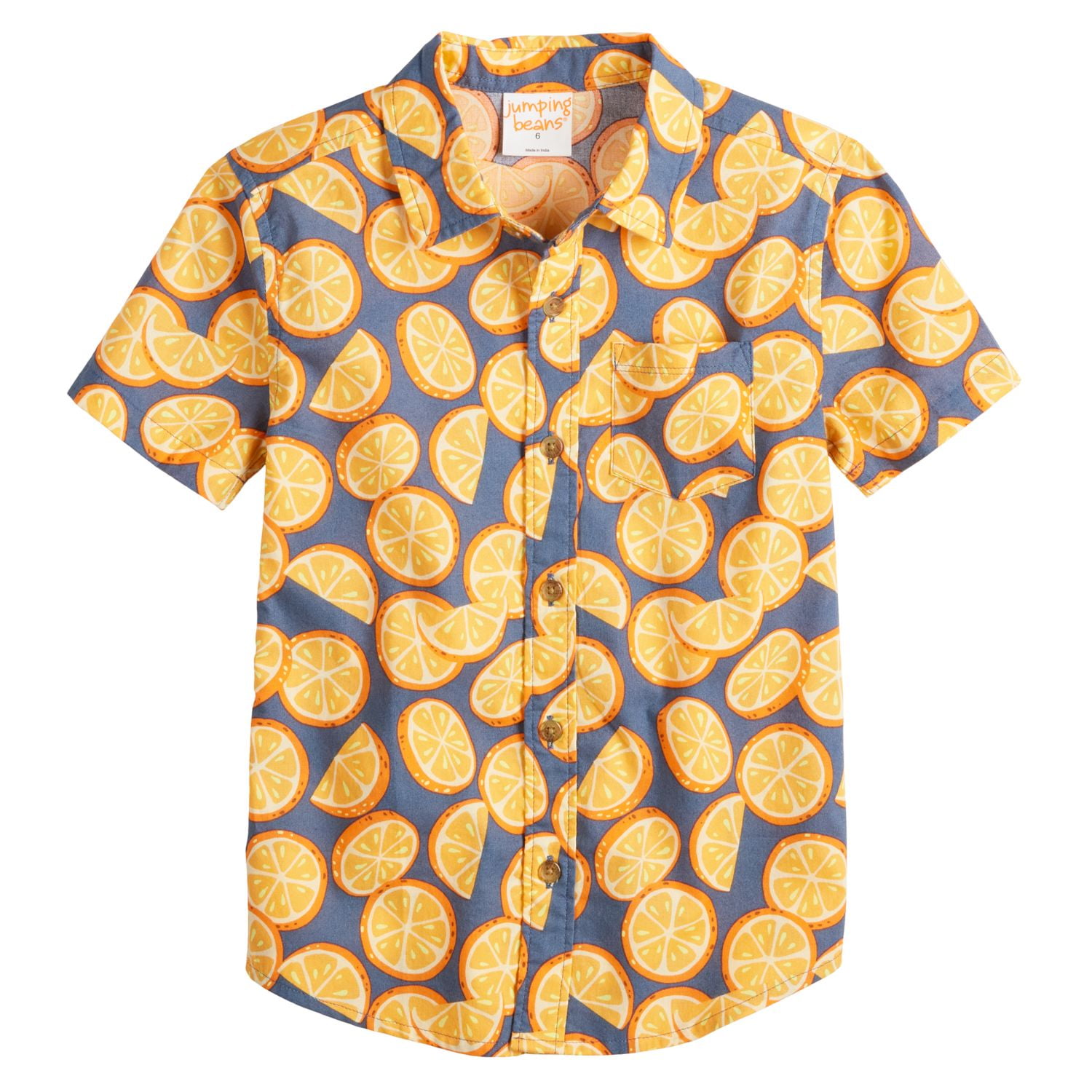 Boys 4-12 Jumping Beans® Button-Front Shirt Color: Fruit Print Size: 4 ...