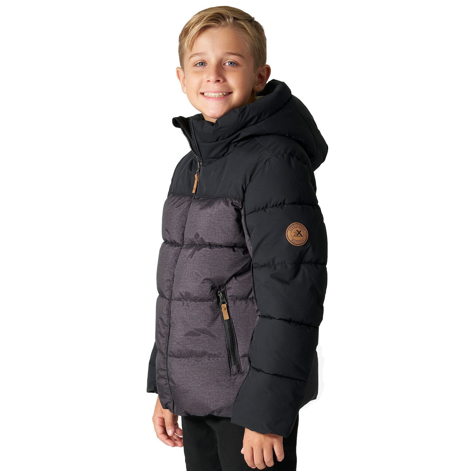 Boys 4-20 ZeroXposur Avalanche Fleece Lined Hooded Puffer Jacket ...