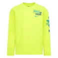 Boys 4-7 Nike Swoosh Scribble Dri-FIT Long Sleeve T-shirt Color: Yellow ...