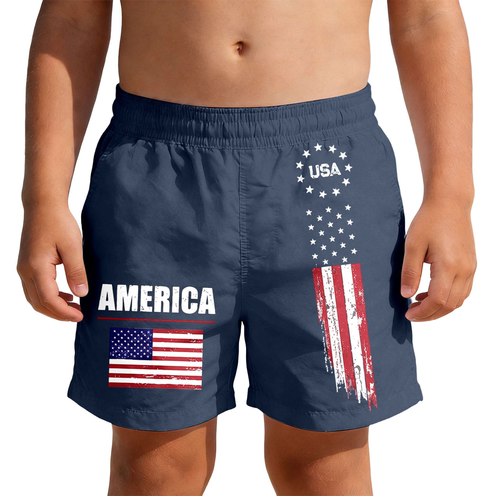 Boys 4th of July Graphic Shorts Patriotic Independence Day Beach Shorts ...