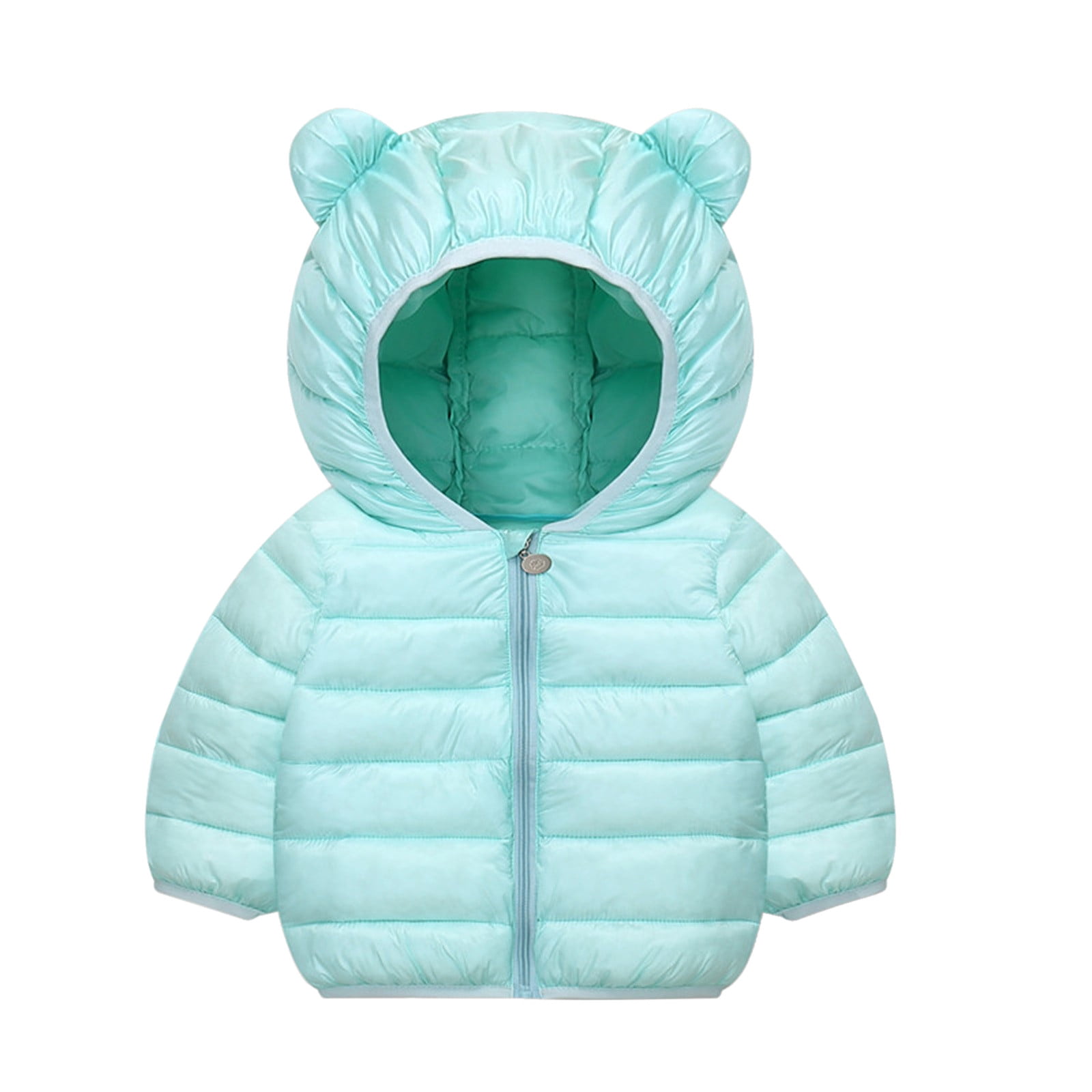 Boys 5t Jacket Toddler Kids Baby Boys Girls Winter Warm Jacket Solid Coats Outerwear Bear Ears ...