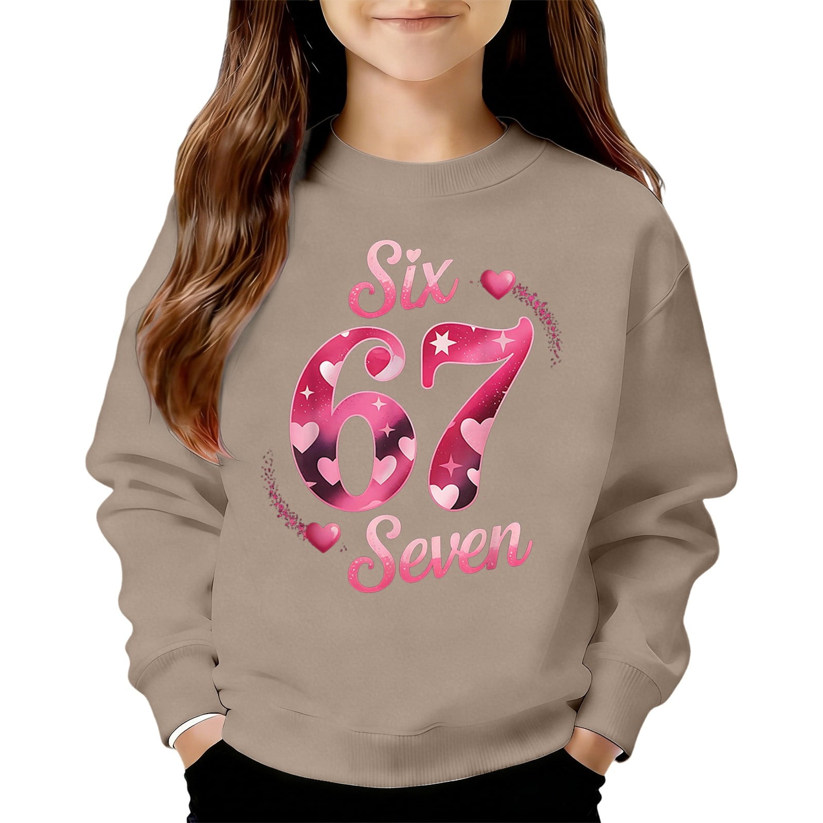 Boys 67 Meme Hoodie Classic Cozy Soft 6 7 Hooded Pullover 100 Days Of ...