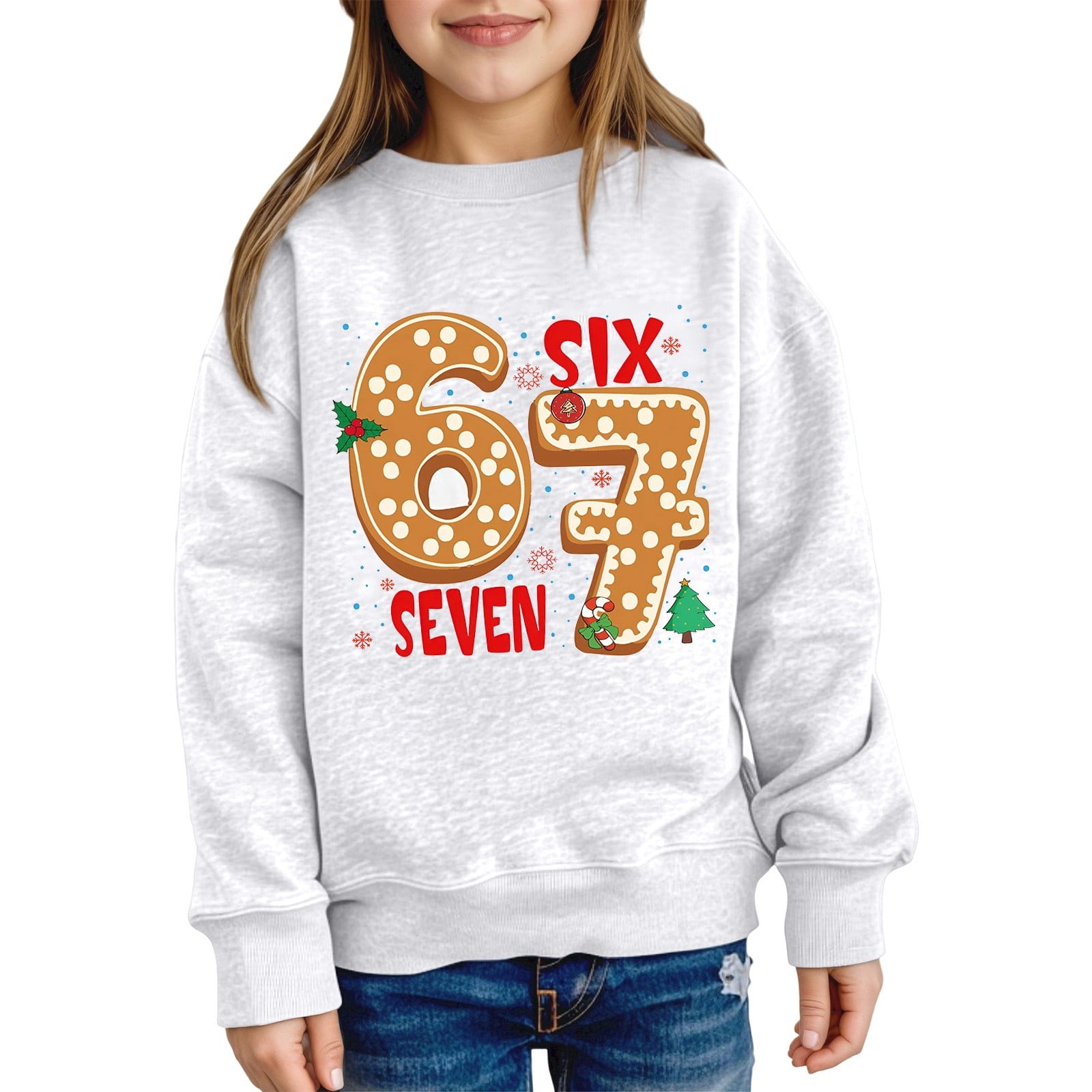 Boys 67 Sweatshirt Classic Ultra Comfort 6 7 Meme Pullover St Patrick's ...