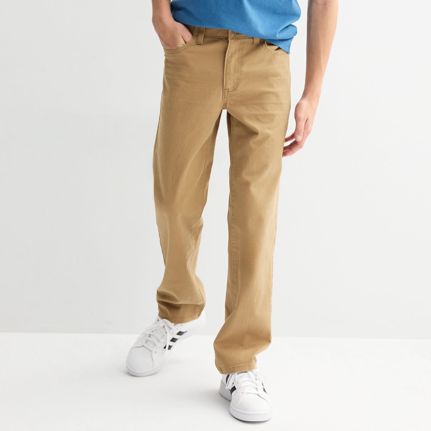 Boys 7-20 Sonoma Goods For Life® Slim Fit Twill Pants in Regular ...