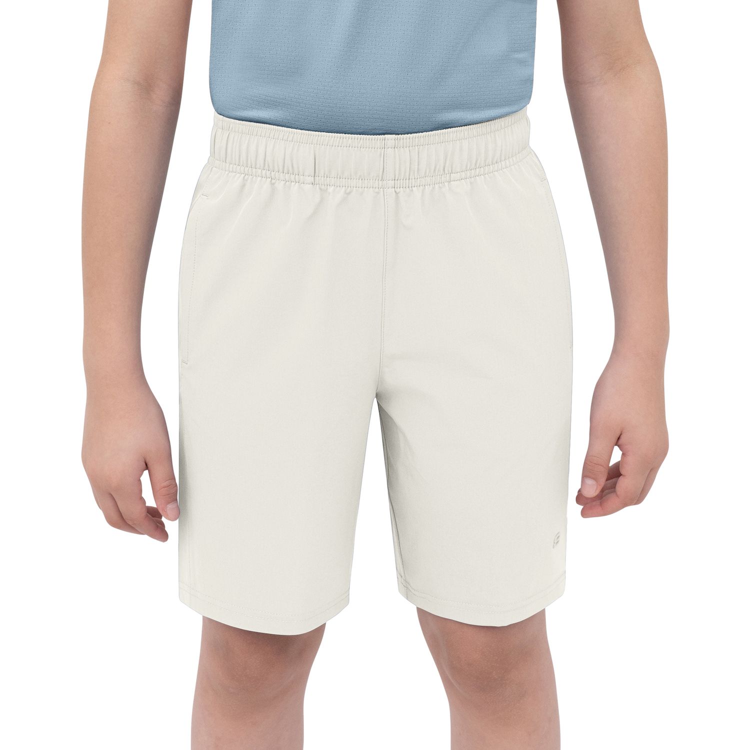Boys 8-20 Layer 8 Stretch Woven Battle Shorts Color: Silver Birch Size ...