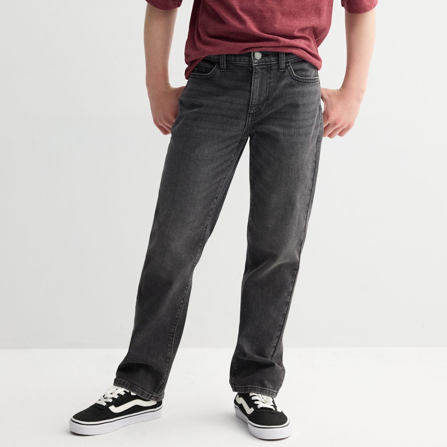 Boys 8-20 Sonoma Goods For Life® Straight-Fit Flexwear Denim Jeans in ...