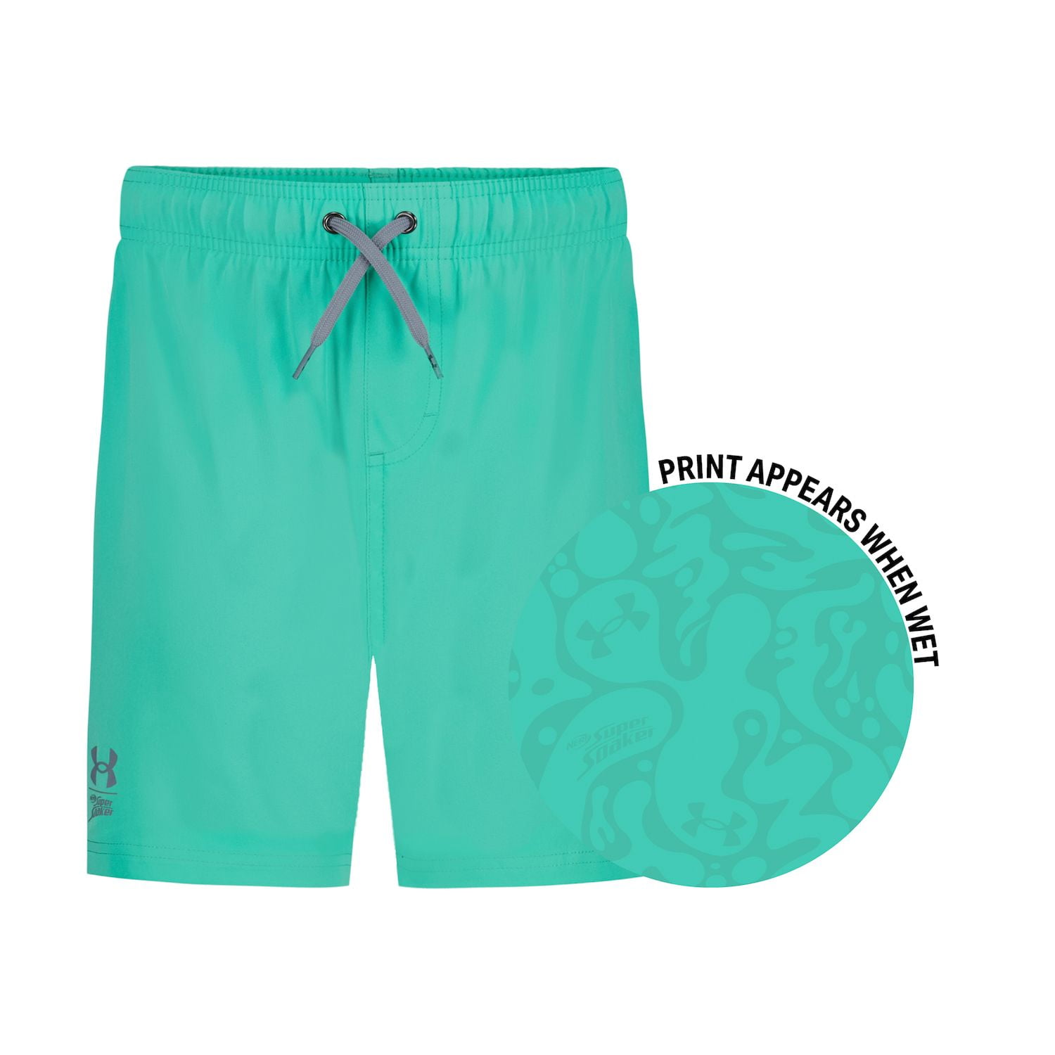 Boys 8-20 Under Armour Print When Wet Compression Swimsuit Color: Prism ...