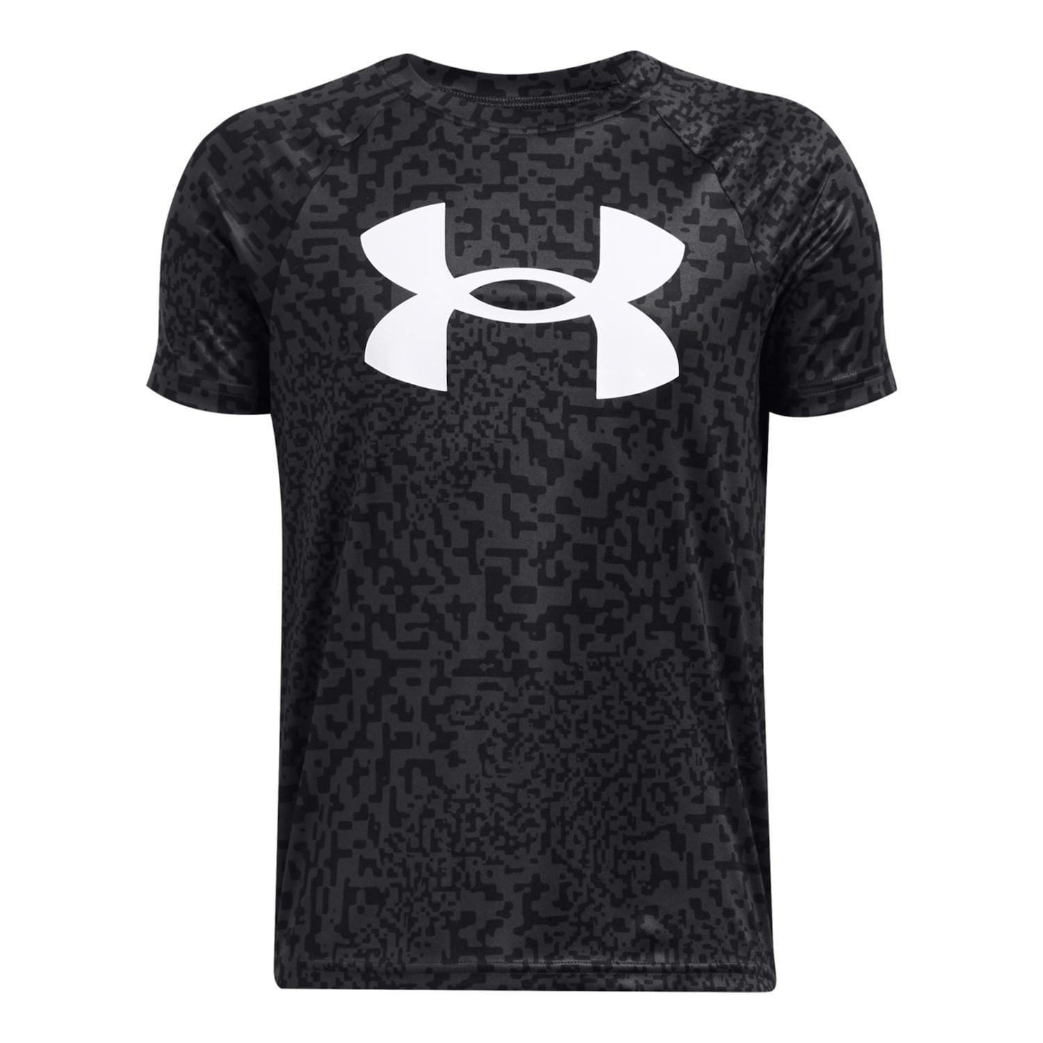 Boys 8-20 Under Armour Printed Tech Tee Color: Anthracite Size: LARGE ...