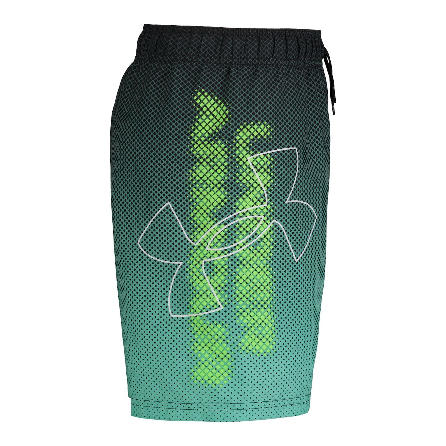Boys 8-20 Under Armour Textured Logo Swimsuit Color: Black Size: 10-12 ...