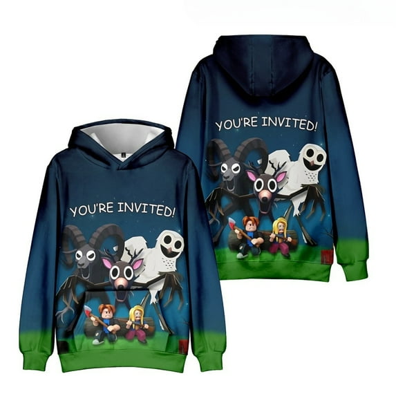 Boys 99 Nights In The Forest 3D Figure Hoodie Kids 99 Nights In The ...