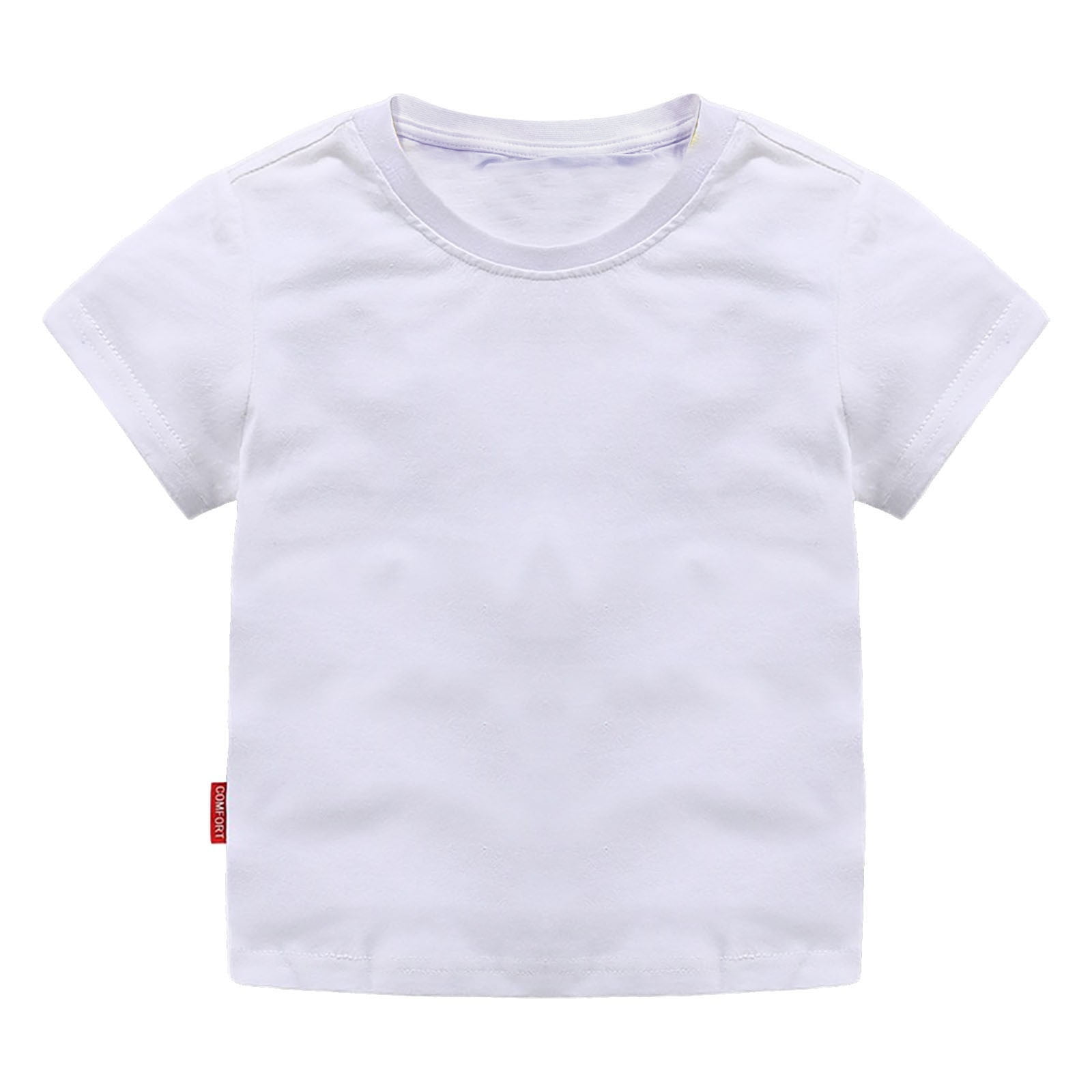 Boys And Girls' Classic Fit Crewneck T Shirt | Organic Cotton Soft ...