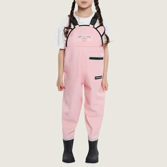 Boys And Girls' PVC Water Pants Toddler Kids Sea Going Waterproof ...