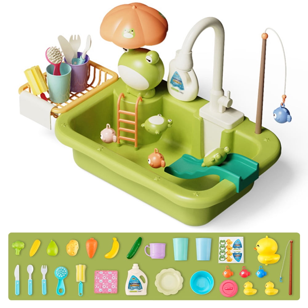 Boys And Girls Toy Sets, Kitchen Cartoon Little Girl Dishwasher ...