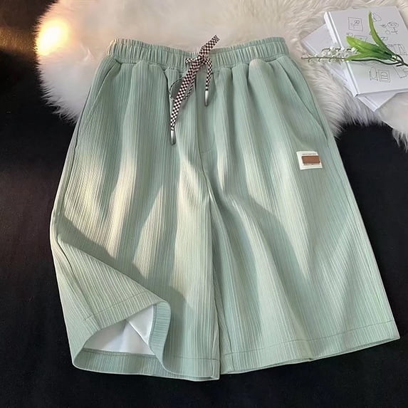 Boys And Mens Summer Casual Shorts Lightweight Ice Silk Breathable ...