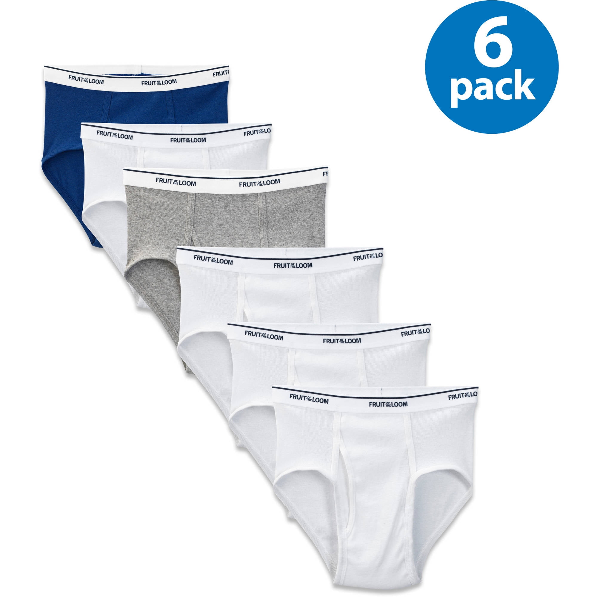 Boys' Assorted Briefs, 6 Pack - Walmart.com