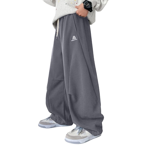 Boys Athletic Jogger Pants Spring Autumn Elastic Waistband Casual ...
