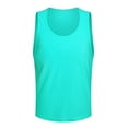 Boys Athletic Mesh Vest Top Solid Color Sleeveless Design for Sports ...