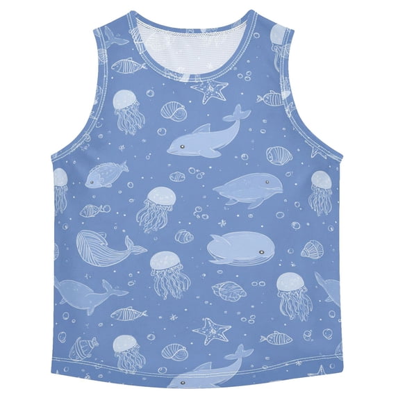 Boys Athletic Quick Dry Tank Tops Boys' Sleeveless T-Shirts Kids ...