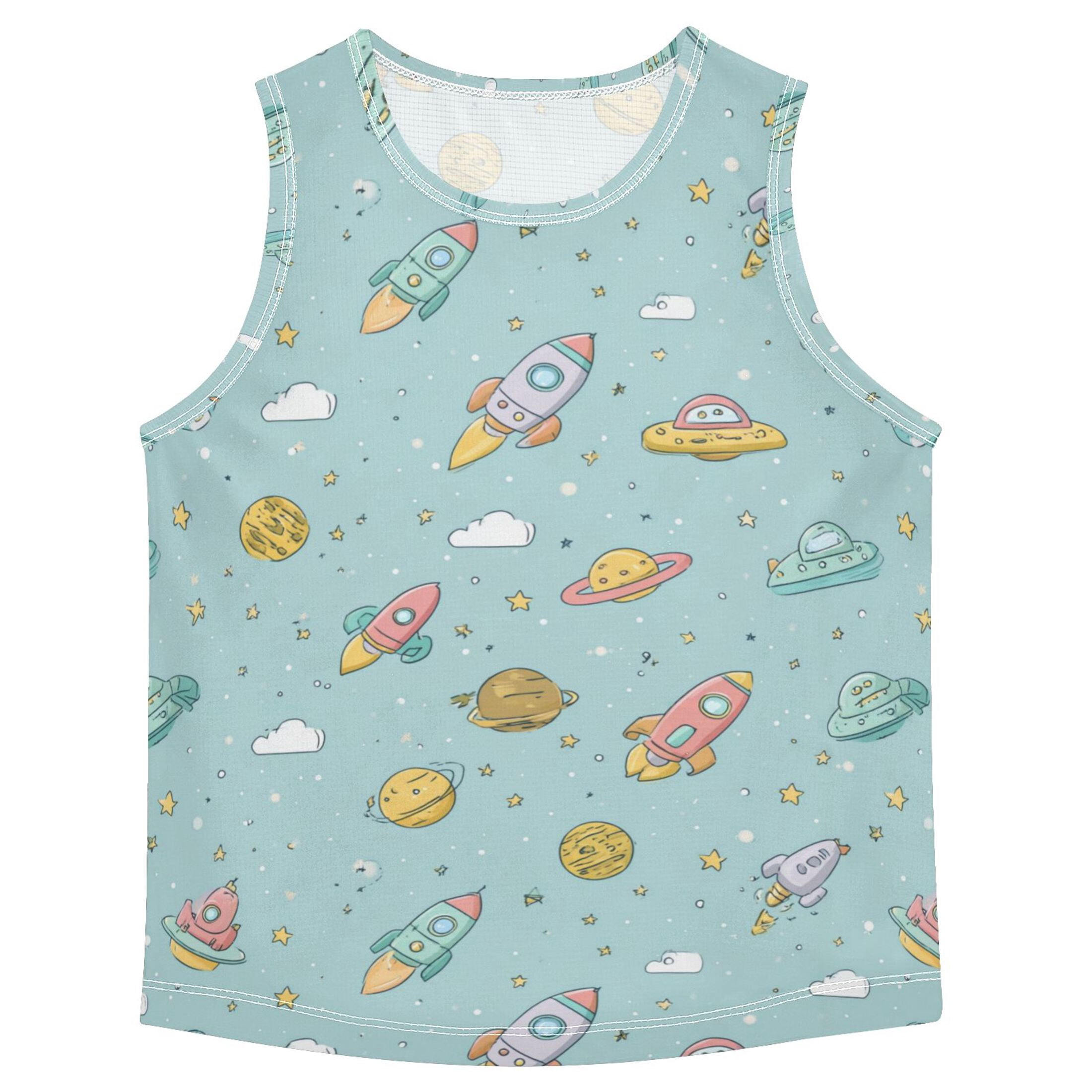 Boys Athletic Quick Dry Tank Tops Boys' Sleeveless T-Shirts Kids ...
