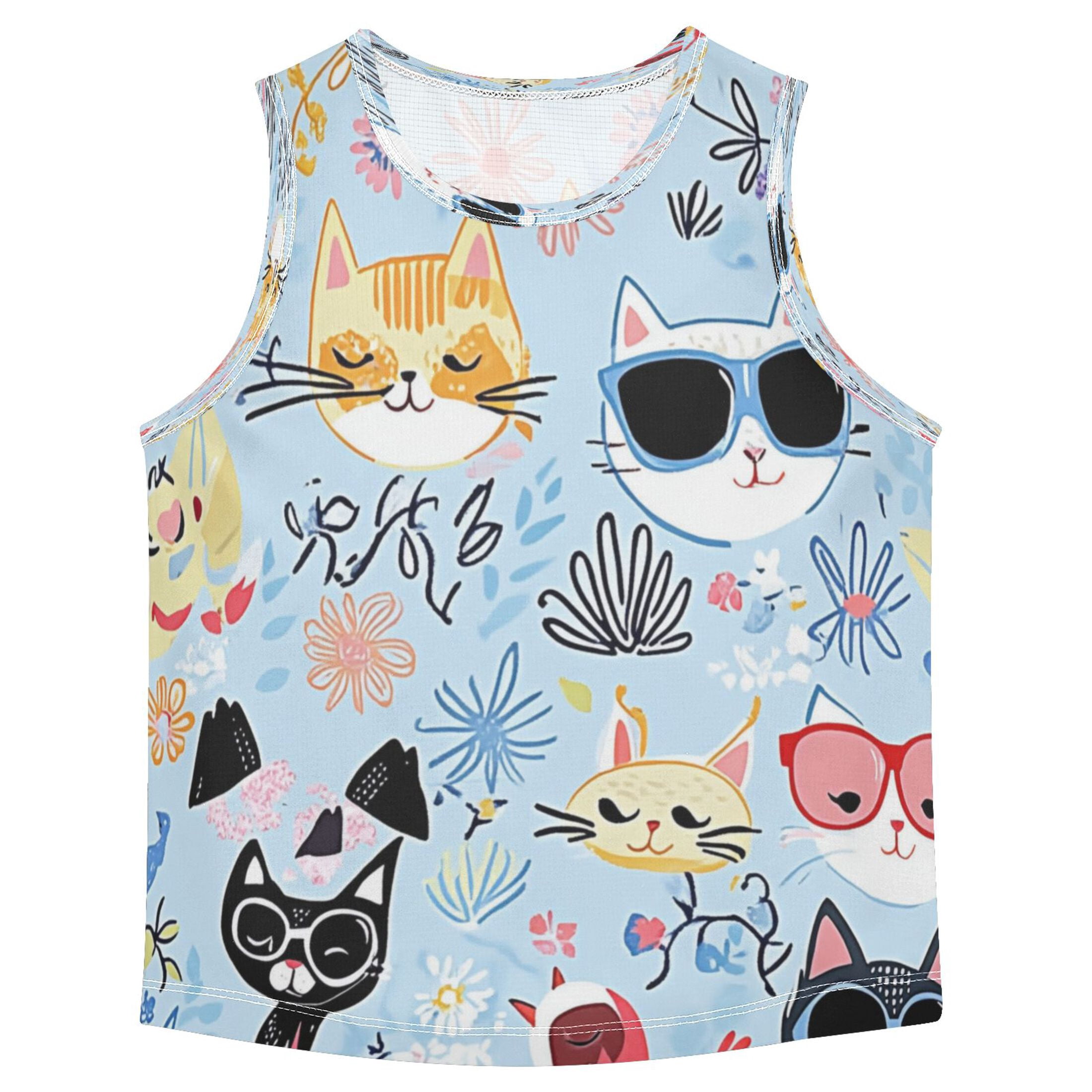 Boys Athletic Quick Dry Tank Tops Boys' Sleeveless T-Shirts Kids ...