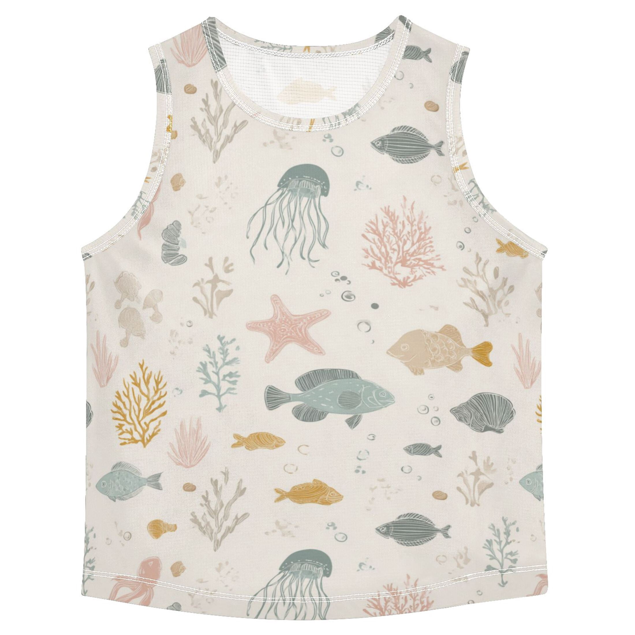 Boys Athletic Quick Dry Tank Tops Boys' Sleeveless T-Shirts Kids ...