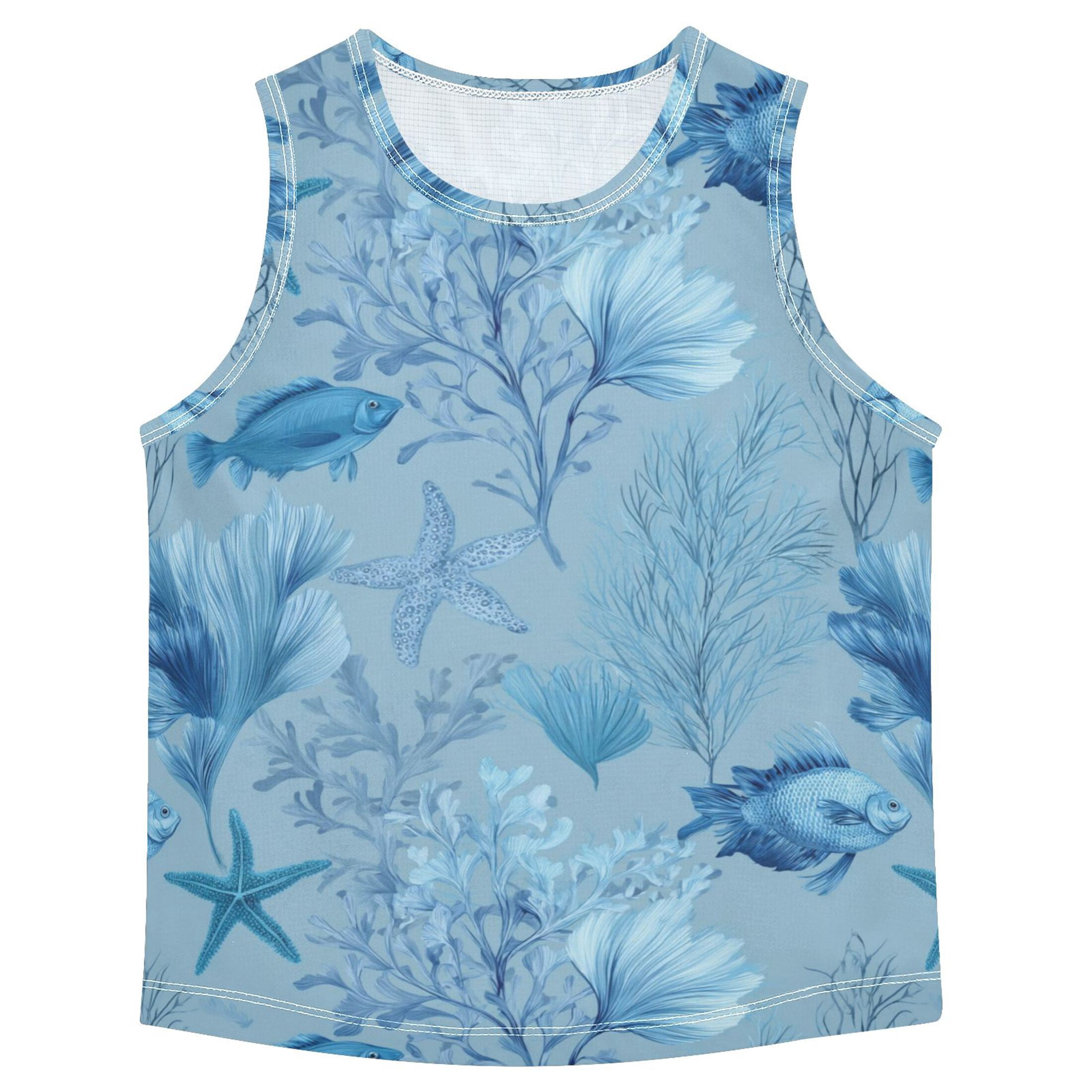 Boys Athletic Quick Dry Tank Tops Boys' Sleeveless T-Shirts Kids ...