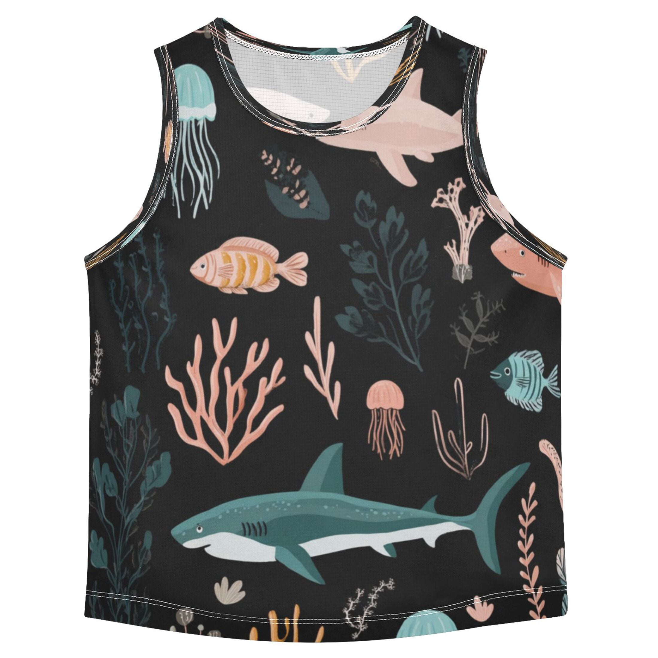 Boys Athletic Quick Dry Tank Tops Boys' Sleeveless T-Shirts Kids ...