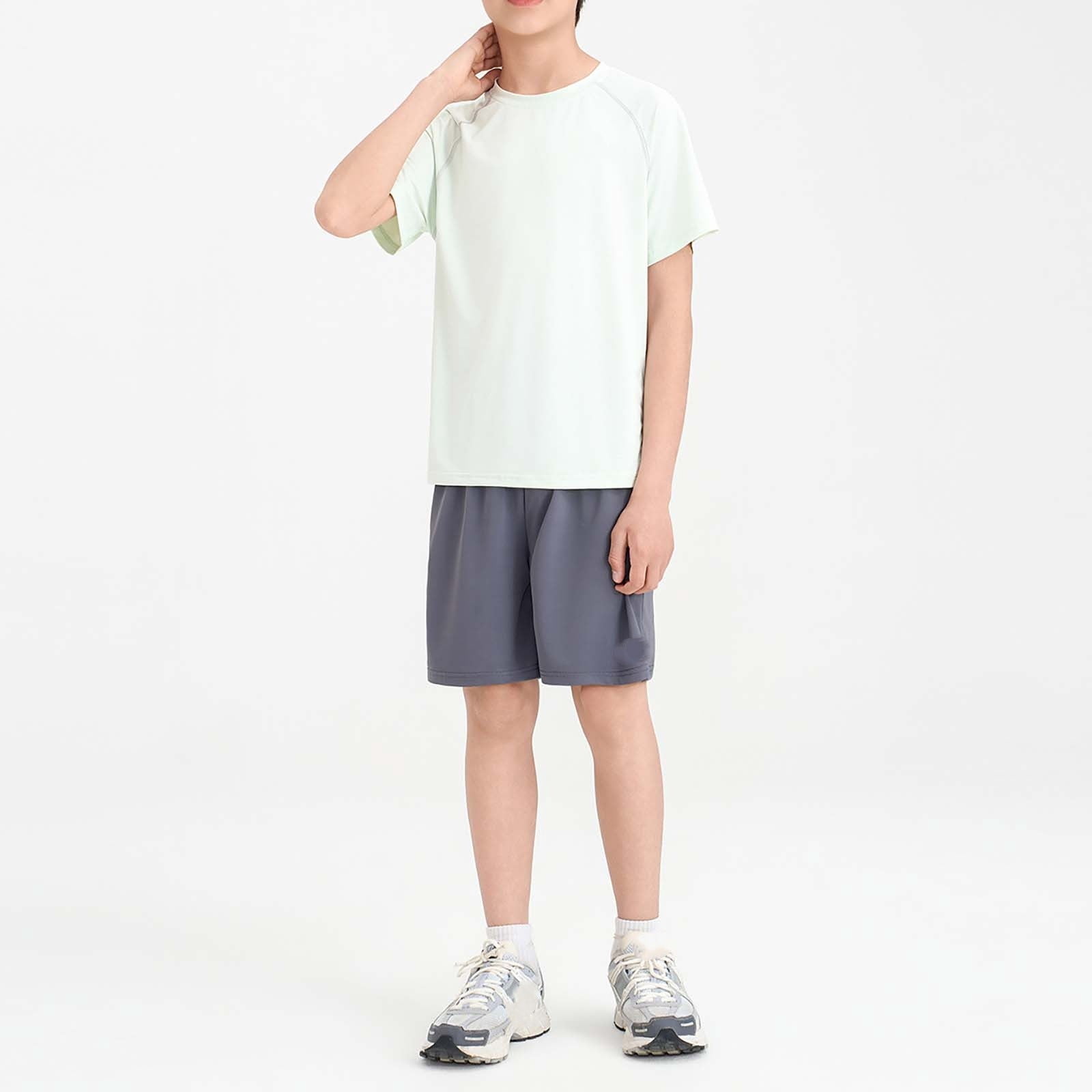 Boys Athletic Set Quick Drying Comfortable 2 Piece Activewear Relaxed ...