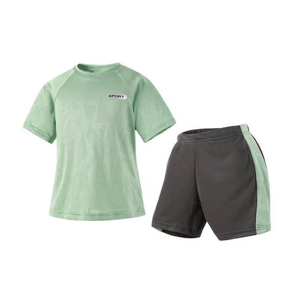 Boys Athletic Set Stretch Quick Drying Breathable Activewear Relaxed ...