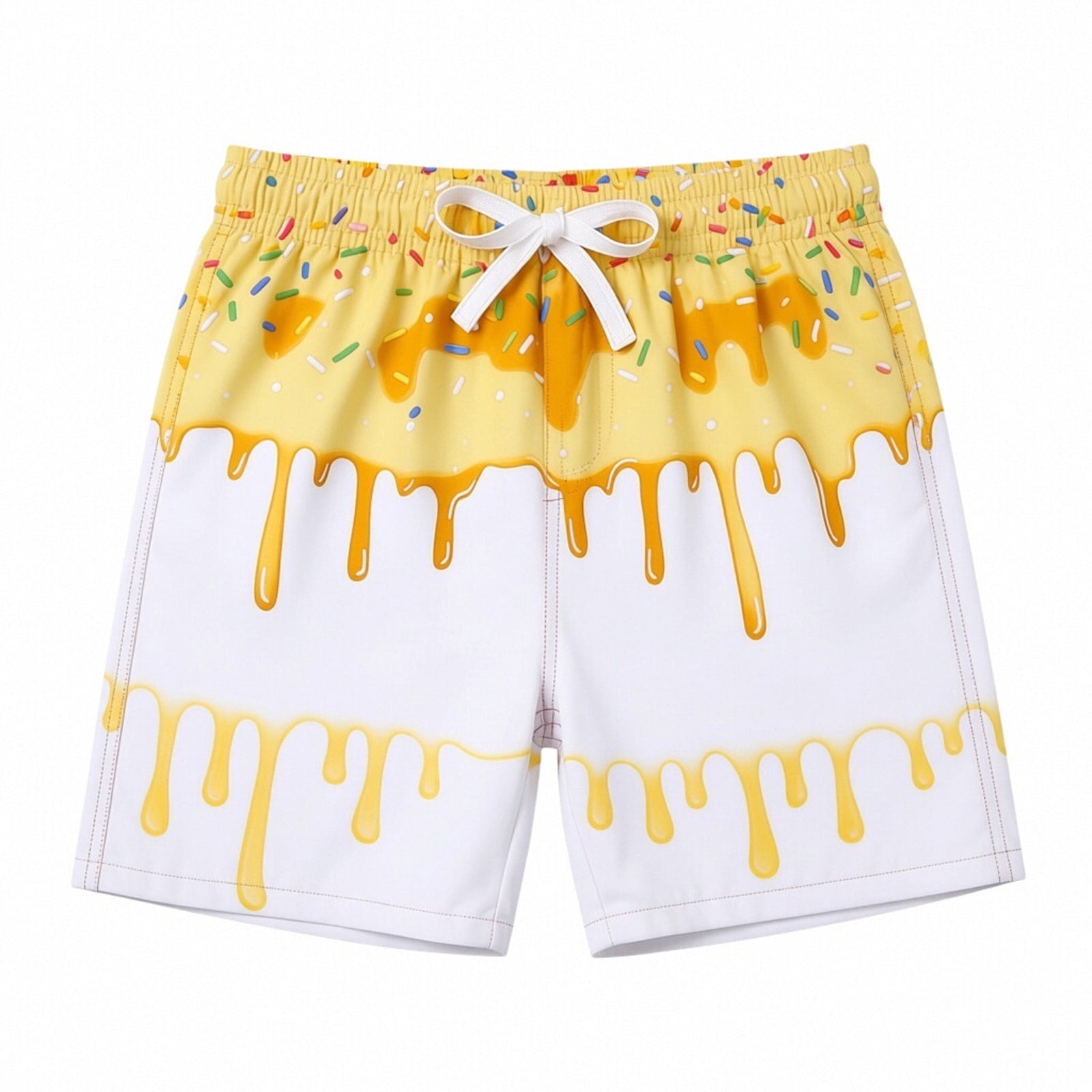 Boys Athletic Shorts Basketball Shorts Ice Cream Print Quick Drying ...