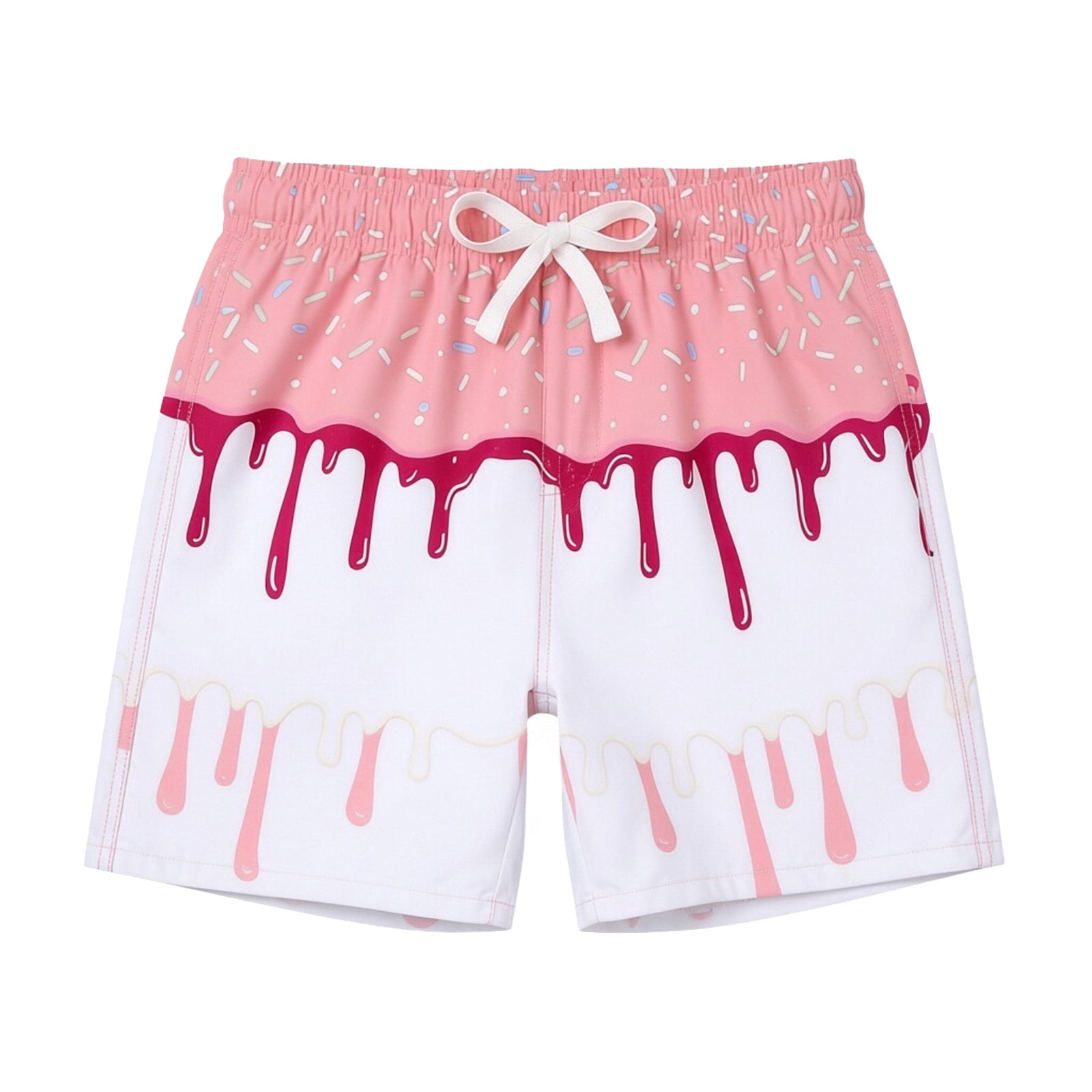 Boys Athletic Shorts Basketball Shorts Ice Cream Print Quick Drying ...