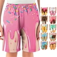 Boys Athletic Shorts Kids Casual Pink Running Jogger Summer Elastic ...