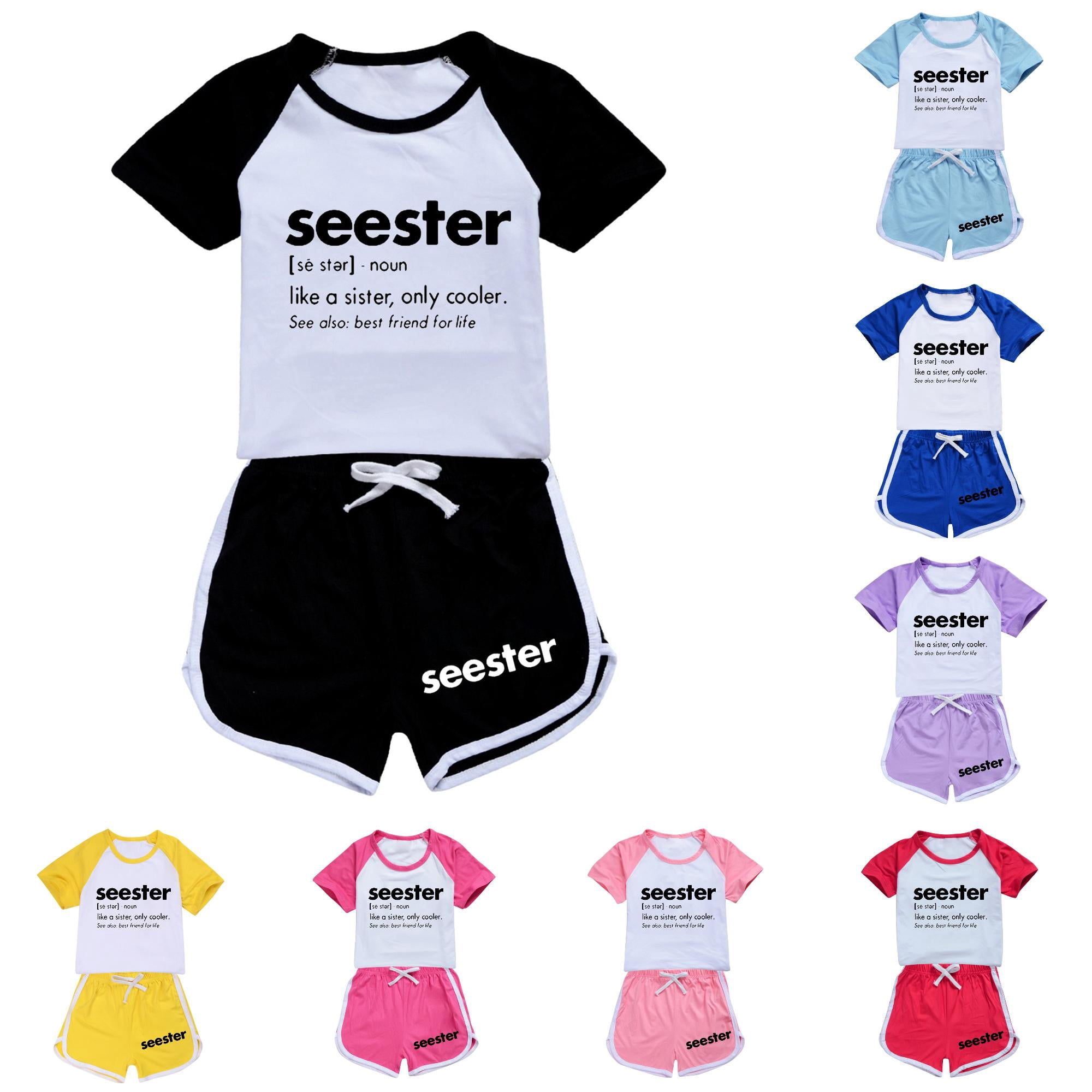 Boys Athletic Shorts and Performance T-Shirt Crew Neck Black Girl Boy ...