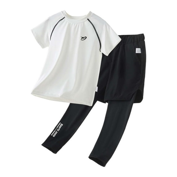 Boys Athletic Shorts and Performance T-Shirt Crew Neck Boy Clothes Set ...
