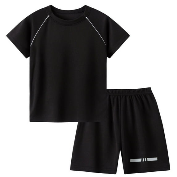 Boys Athletic Shorts and Performance T-Shirt Crew Neck Boy Clothes Set ...