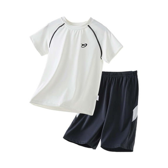 Boys Athletic Shorts and Performance T-Shirt Crew Neck Boy Clothes Set ...