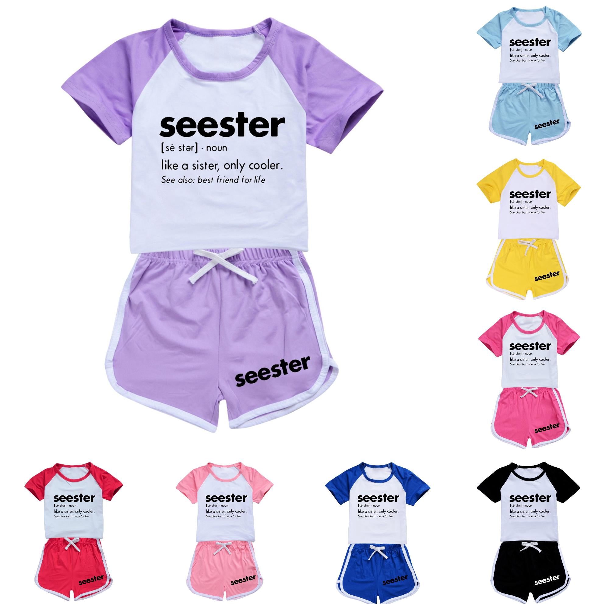 Boys Athletic Shorts and Performance T-Shirt Crew Neck Purple Girl Boy ...
